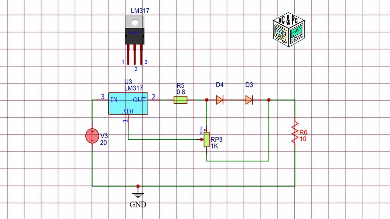 Как сделать Стабилизатор тока на LM317 с плавной регулировкой — schip.com.ua